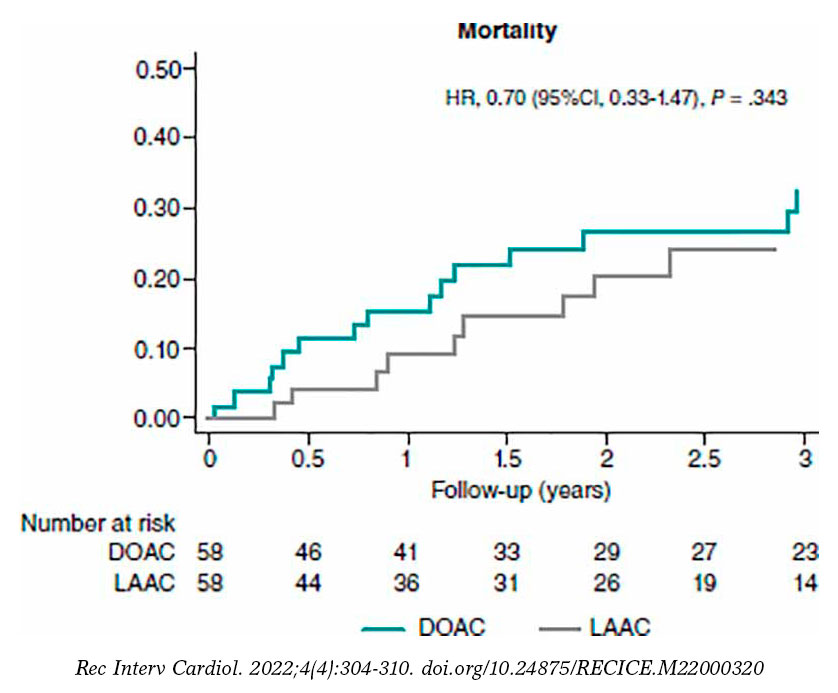 Left atrial appendage closure versus DOAC in elderly patients: a ...