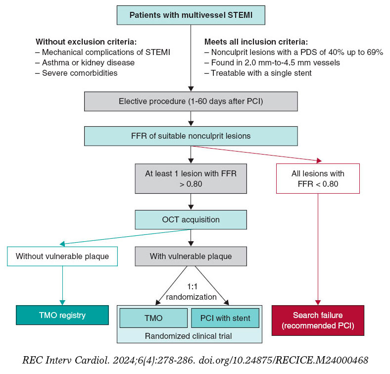 Treatment of functionally nonsignificant vulnerable plaques in multivessel STEMI: design of the ...