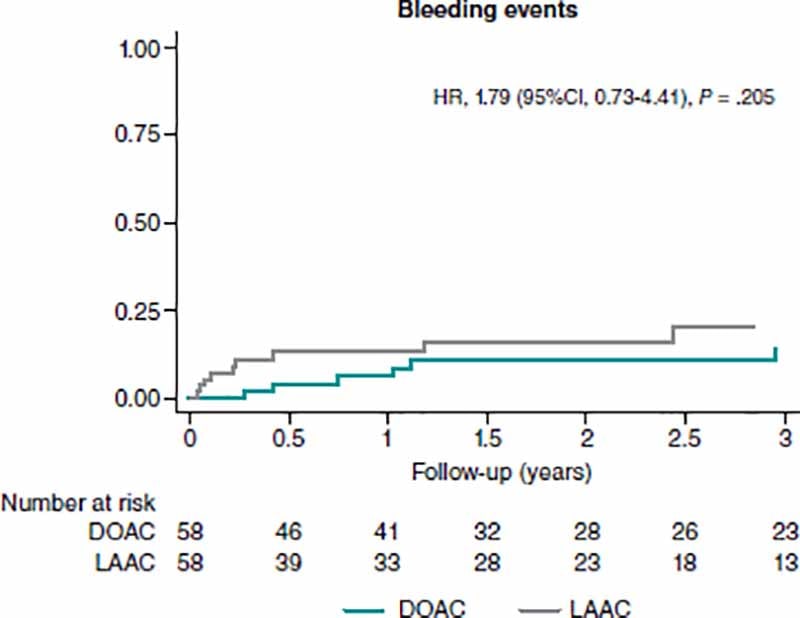 Left atrial appendage closure versus DOAC in elderly patients: a ...